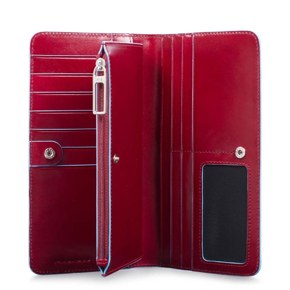 Portafoglio donna grande con portamonete - Piquadro PD4573B2R/R Piq...