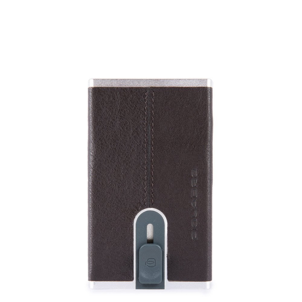 Porta carte di credito con sliding system Black Square - Piquadro P...